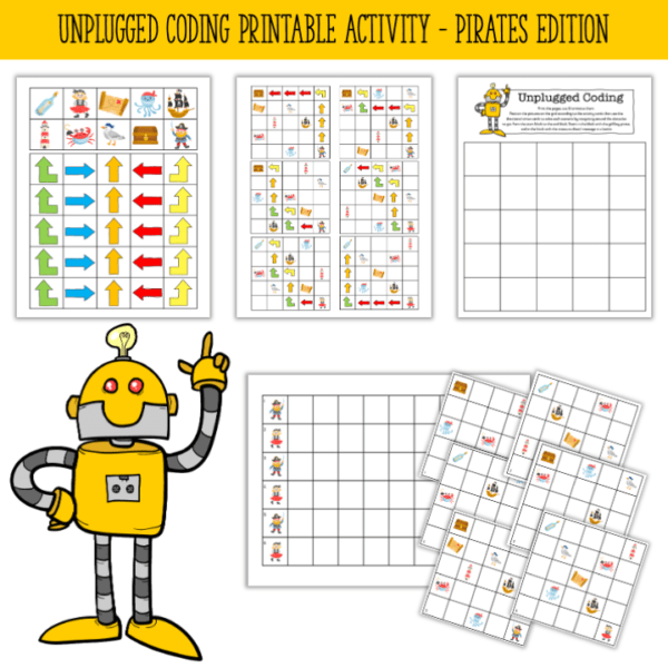 Unplugged Coding - Pirates - TeacherHQ
