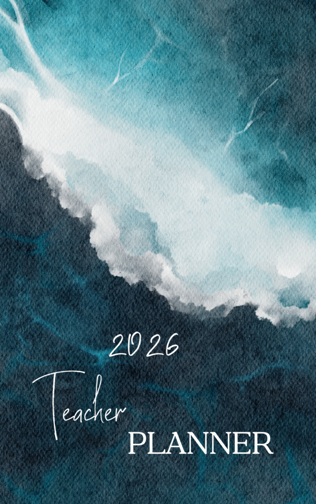 2026 Matte Ocean Teacher Planner - TeacherHQ