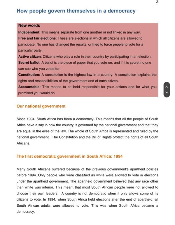 Grade 6 History Summary (Term 1 - 4) - TeacherHQ
