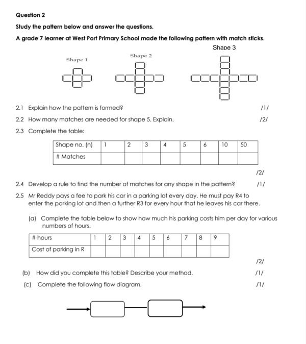 Grade 7 Mathematics Term 3+ 4 Revision - TeacherHQ